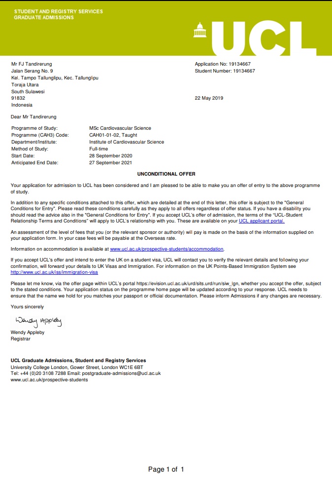 My LoA Story - Akhirnya Saya Mendapatkan LoA | Fistra Janrio`s Self ...