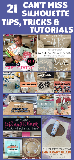21 Can't Miss Silhouette Tips, Tricks and Tutorials (November Wrap Up ...