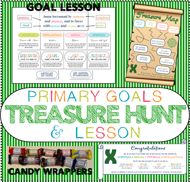 Primary Activity Ideas: Primary Goals Treasure Hunt and Lesson - Teach ...