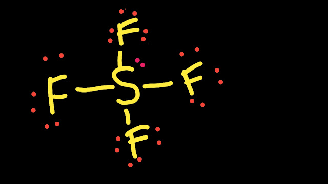 SF4 Lewis Structure ,Valence Electrons,Formal Charge,Octet Rule