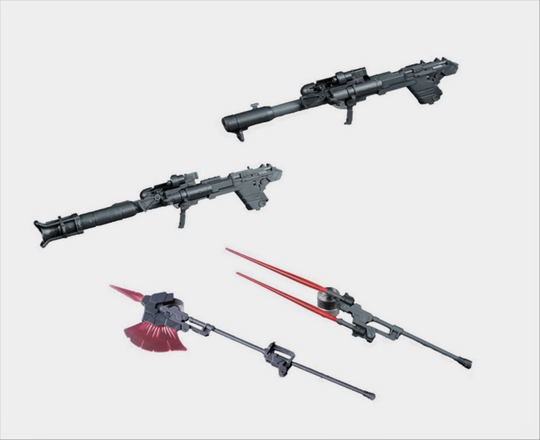Builders Parts 1/144 System Weapon 007: Bazooka and Spears - Release ...