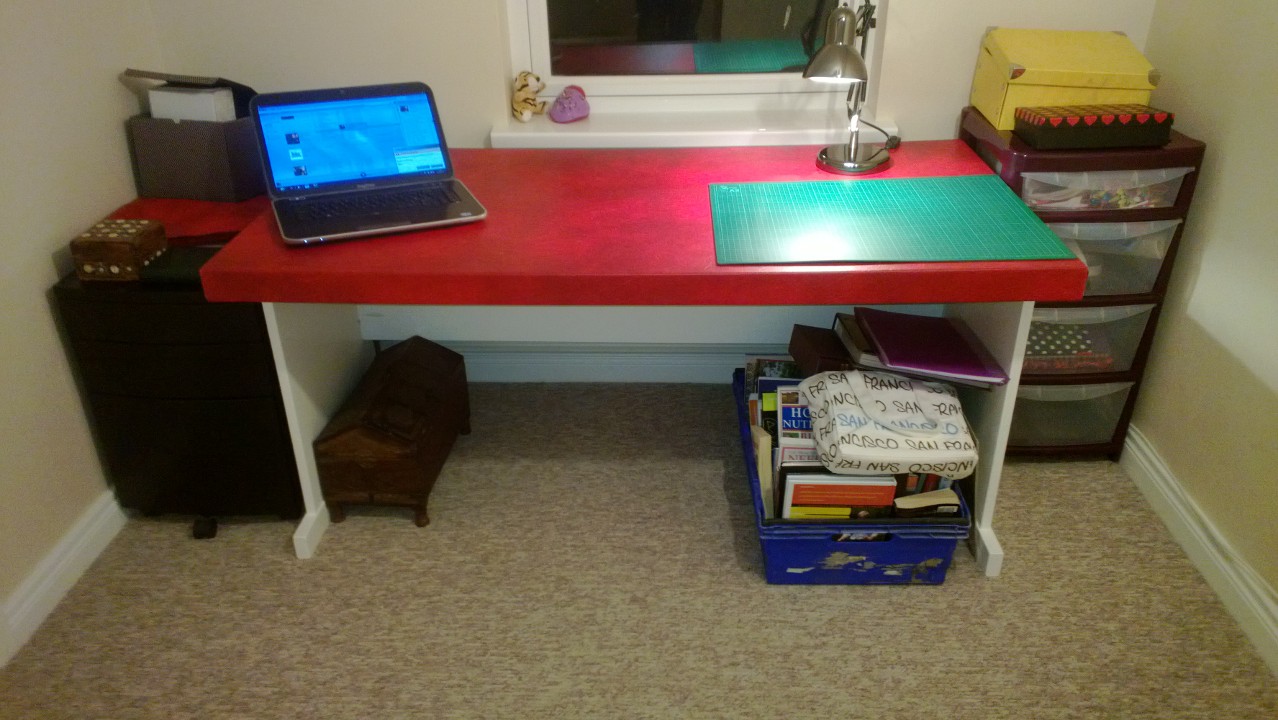 Learning to craft and upcycle: Upcycled Office Furniture