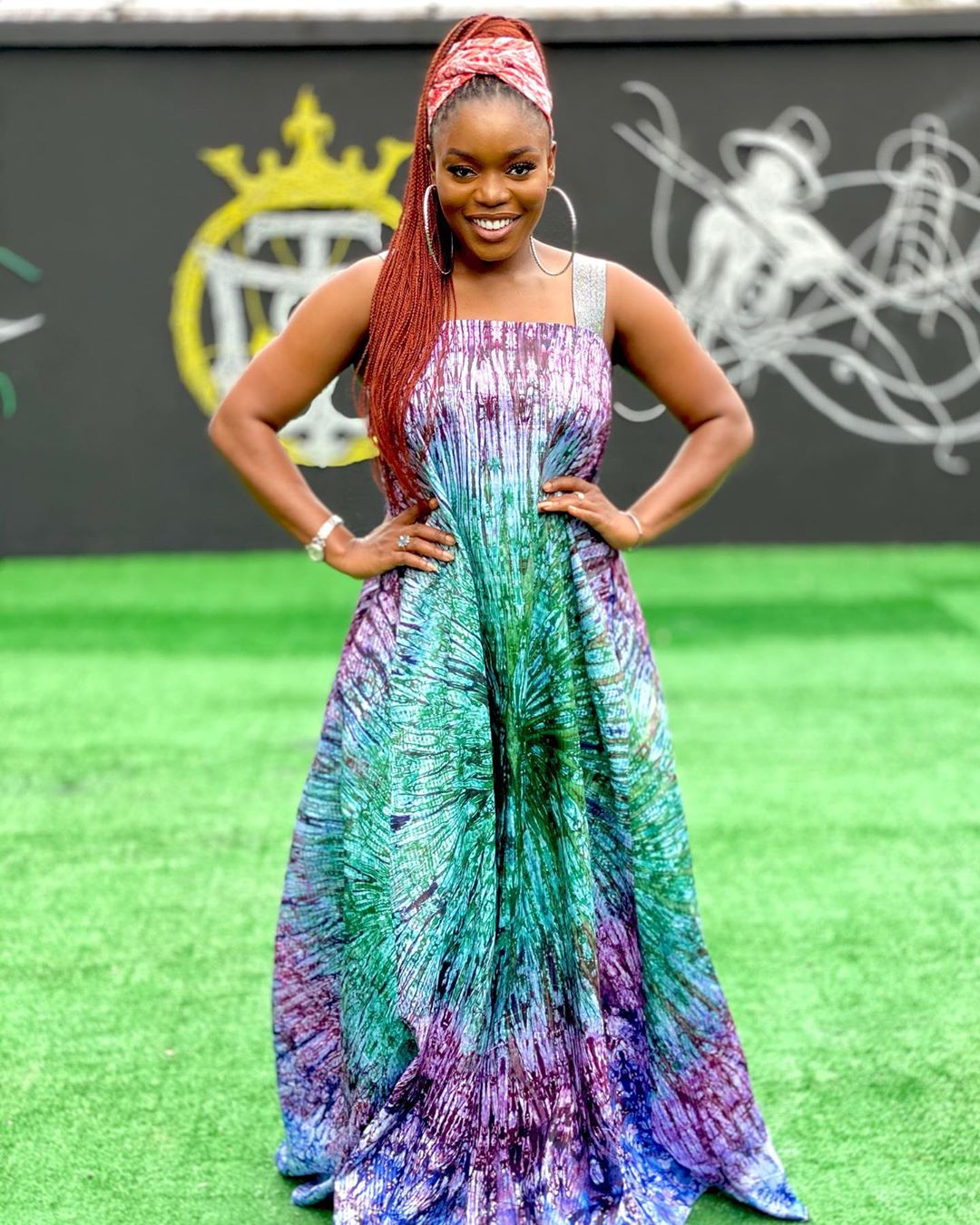 Actress Bisola Aiyeola Steps Out In Stunning Ankara, Gushes Over Her ...