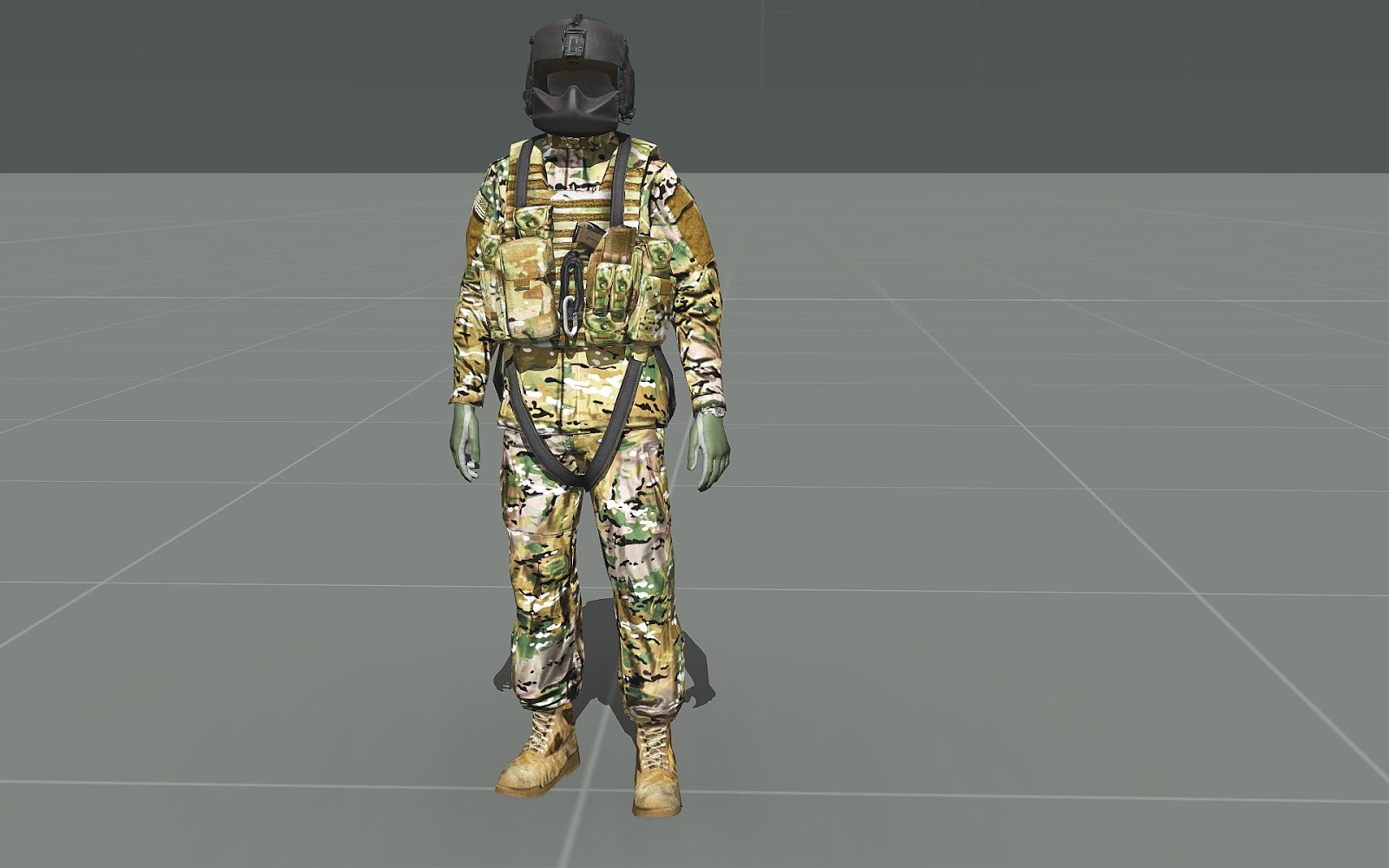 パイロット装備など追加の Arma 3 用 FIR Pilot & Crew Pack US アドオンで MBU-12/P 酸素マスクなど | 弱者の日記^^ - Arma 3 MODとアドオン紹介