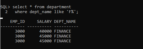 Logical Operator and other Operators uses in Oracle SQL #Diksha Oracle ...