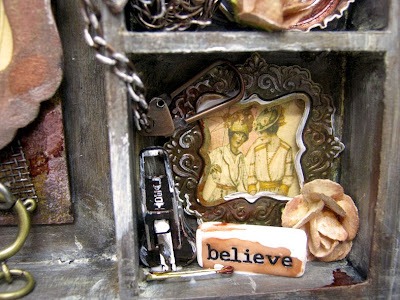 scrappin it: Romantic Steampunk shadow Box