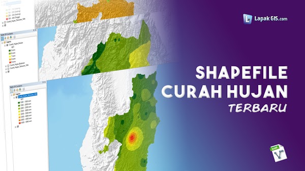 Shapefile Peta Curah Hujan Rata-rata Indonesia Terbaru - Lapak GIS