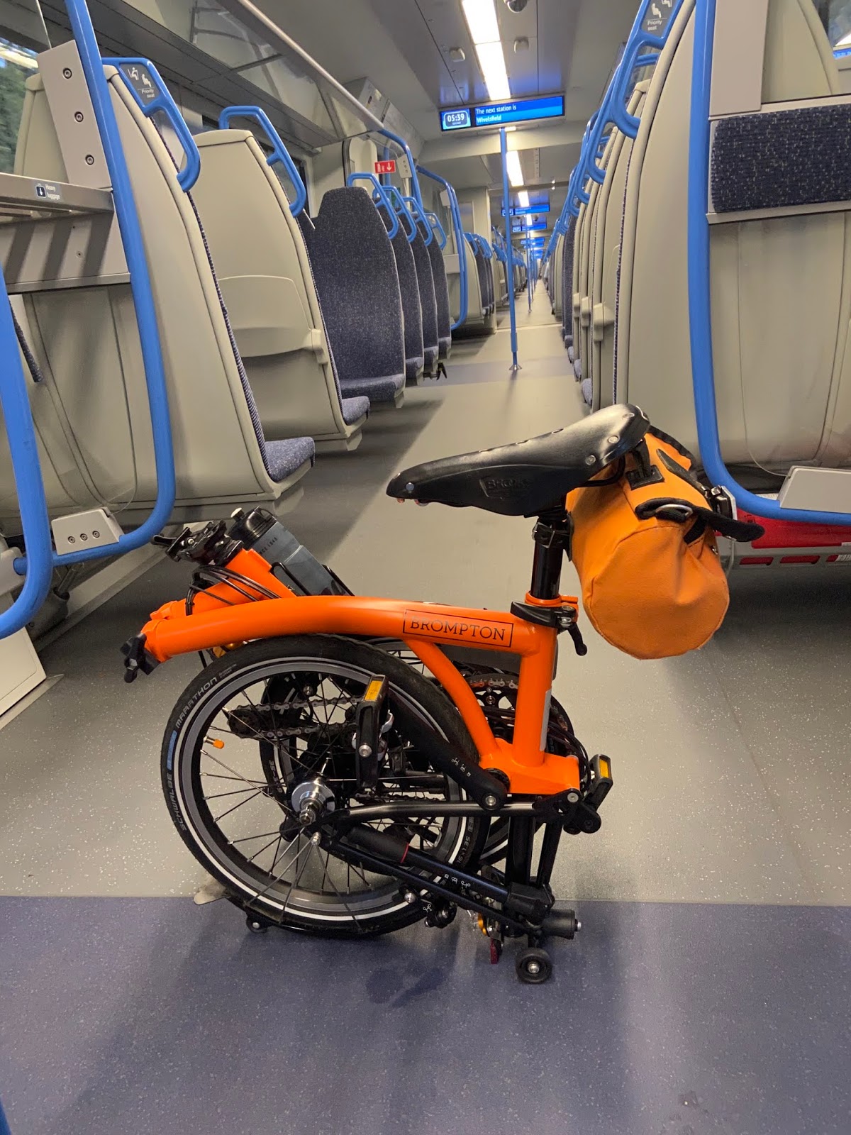 My Orange Brompton: First overnight Brompton London to Brighton of 2020!
