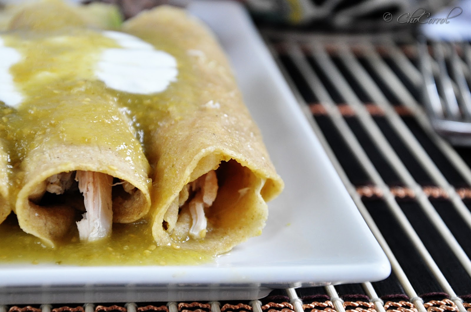 Colores Sabores Olores Colors Tastes Smells Green Enchiladas