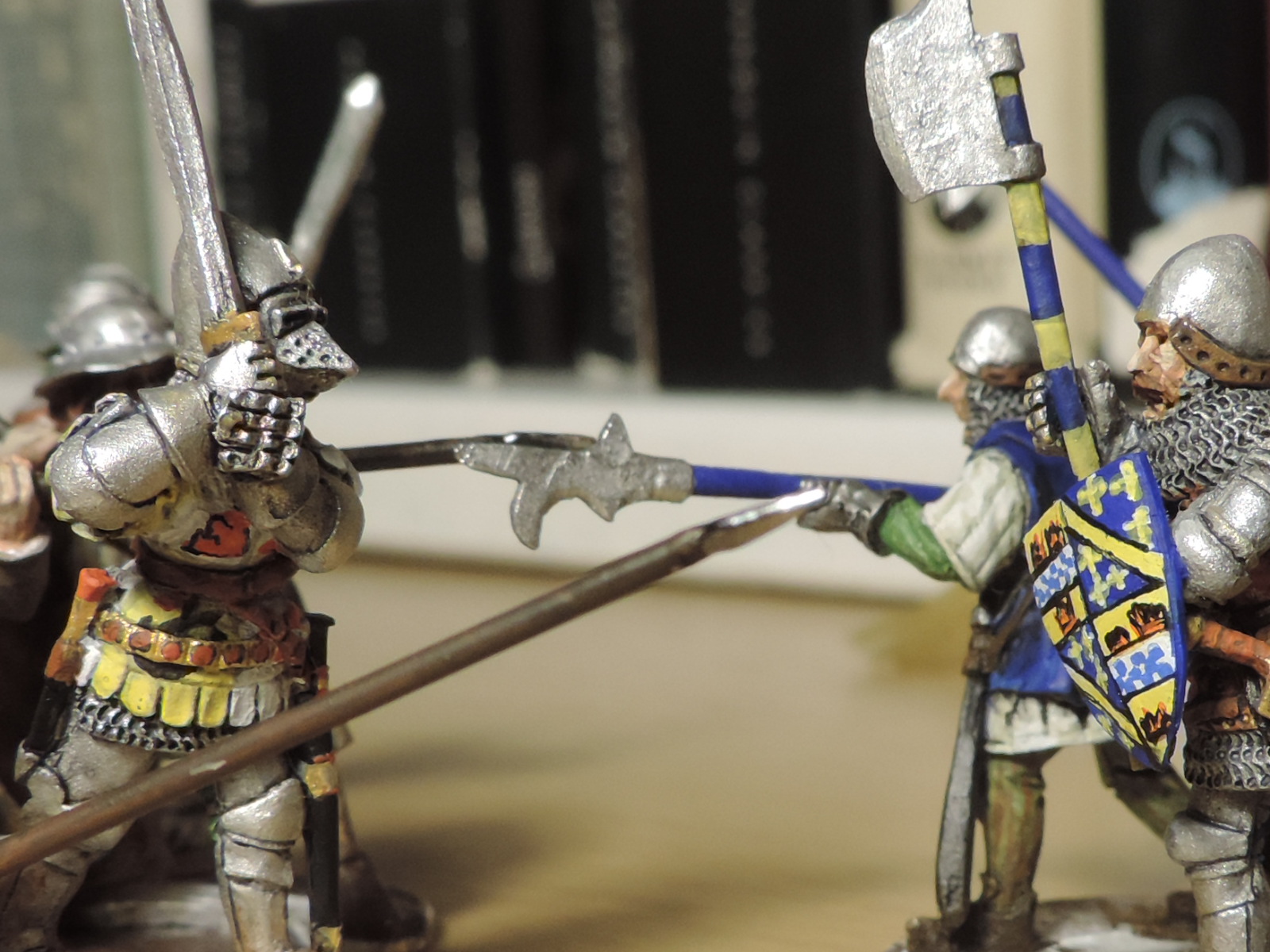 BEN'S SOLDIERS: 28mm Scottish knights - 1411