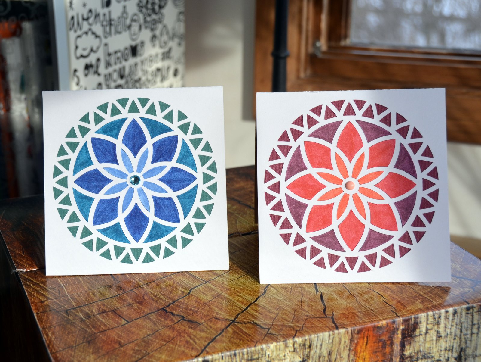 Samantha Walker's Imaginary World: Doily Card Tutorial by Maya