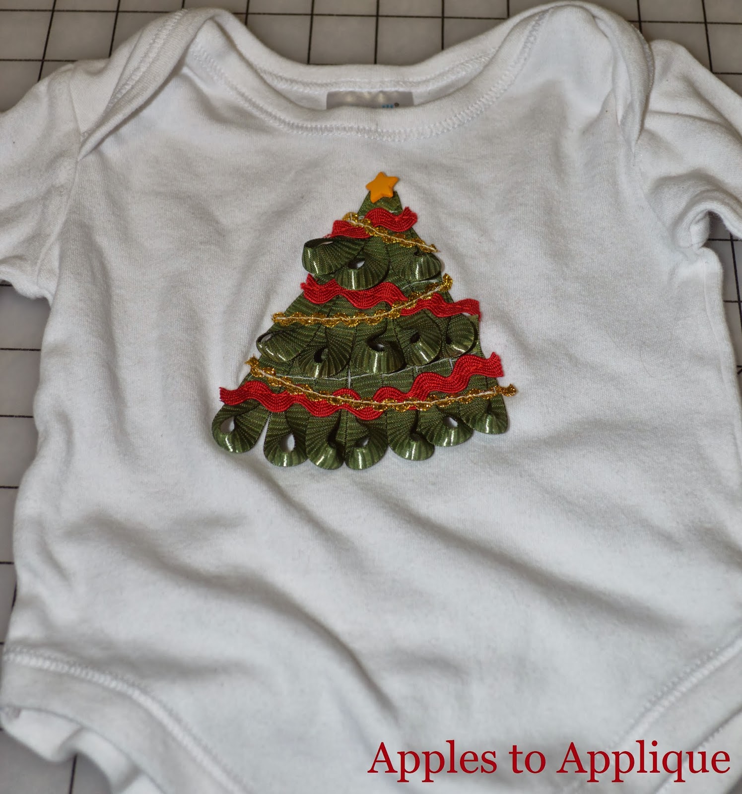 Apples to Applique: DIY Christmas Shirt