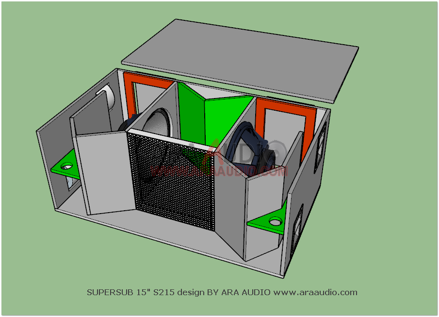 Skema Box Subwoofer Supersub 15 inch S215