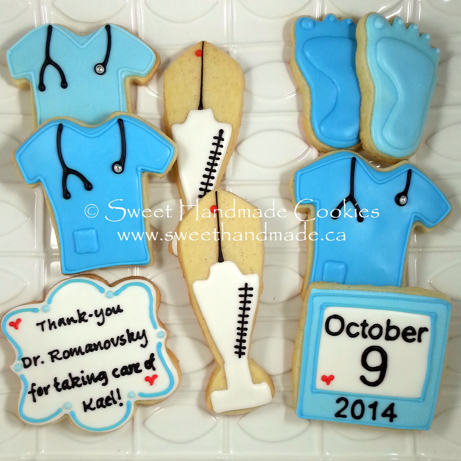 Sweet Handmade Cookies: Thank You Cookies for Doctor