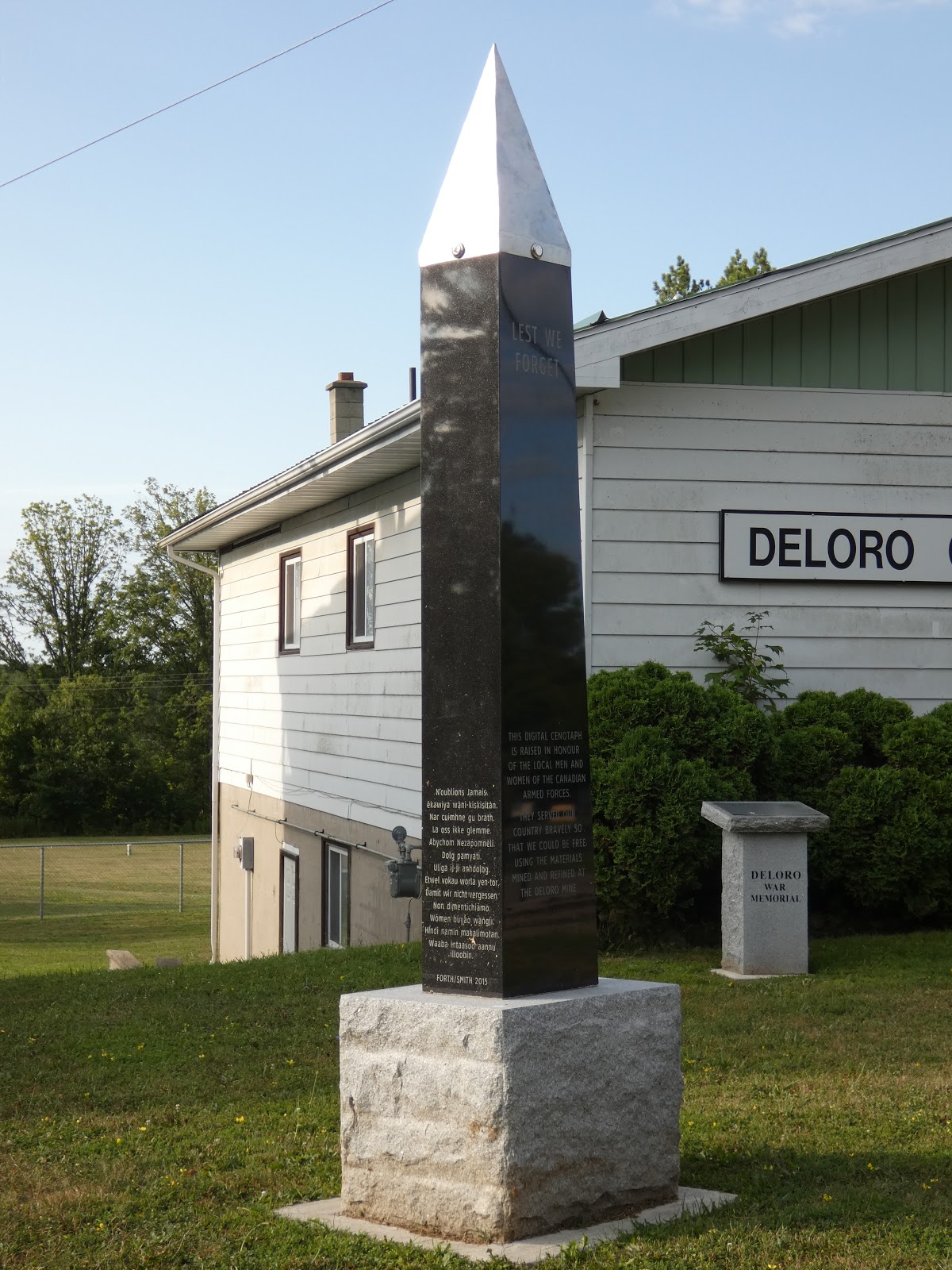 Ontario War Memorials: Deloro