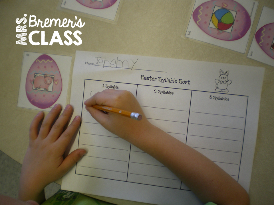 Spring Themed Literacy Centers for Kindergarten | Mrs. Bremer's Class