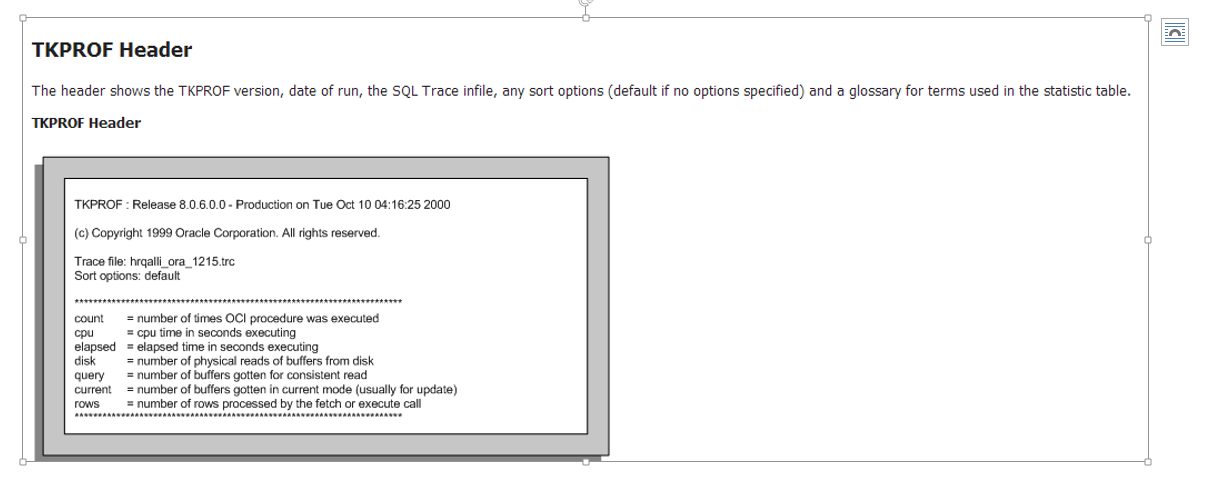 Bizinsight Consulting Blog: Oracle Performance : TKPROF for formatting ...