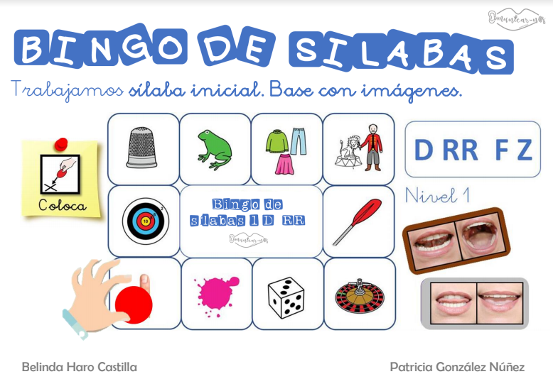 Siembra Estrellas: MATERIAL MANIPULATIVO: BINGO DE SÍLABAS PARA DISCRIMINAR