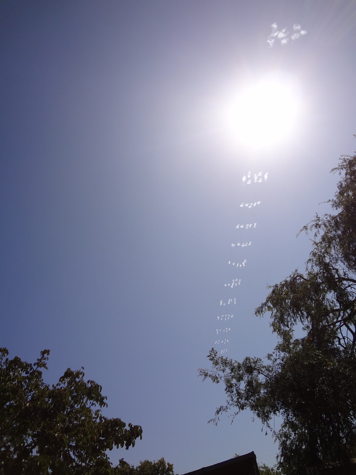 Life of a Kindergarten Teacher: Space Shuttle and Numbers in the Sky