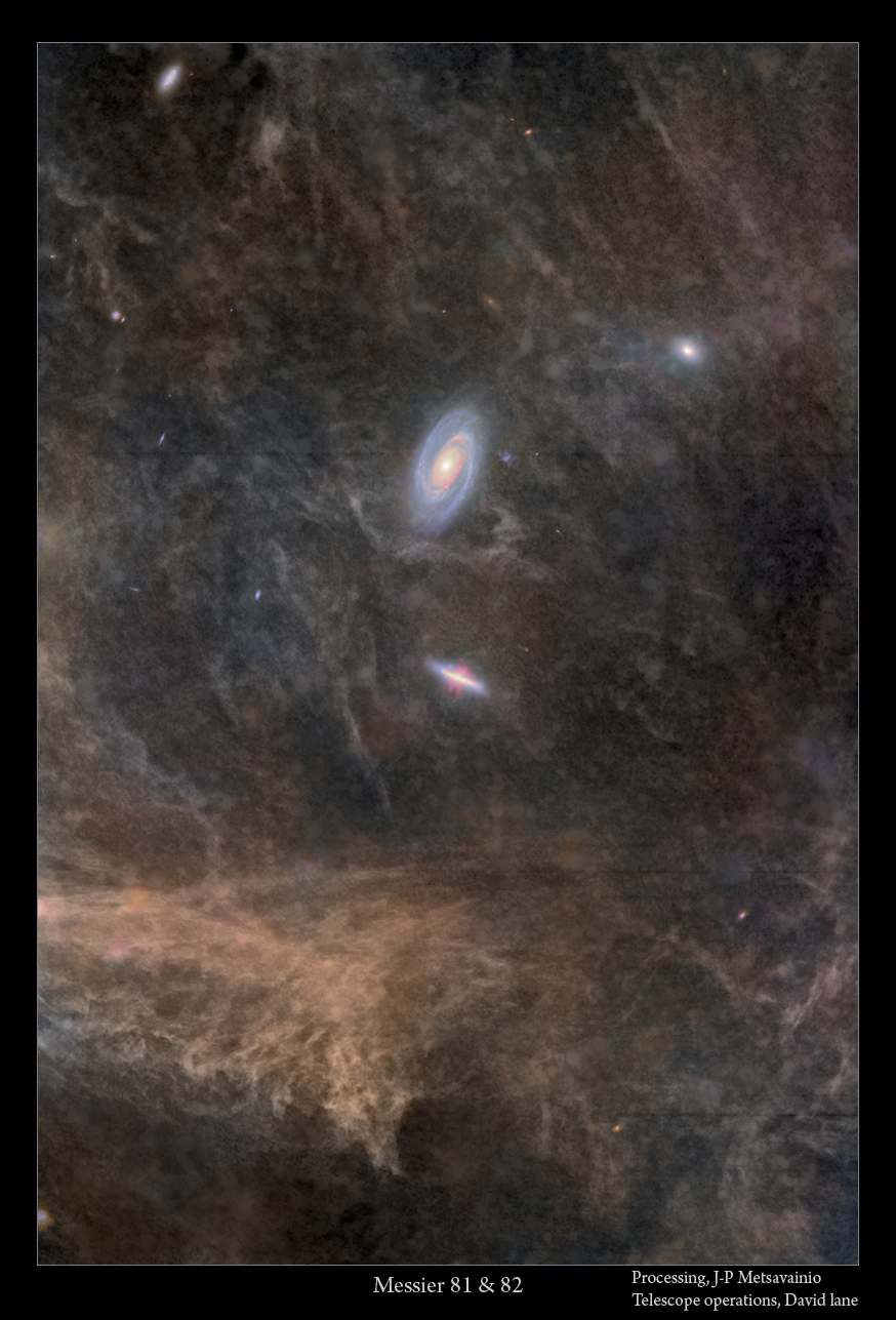 Astro Anarchy: Messier galaxies, M81-M82, with integrated flux nebula