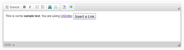 Code Samples: Creating a CKEditor Plugin with a Custom Dialog Window