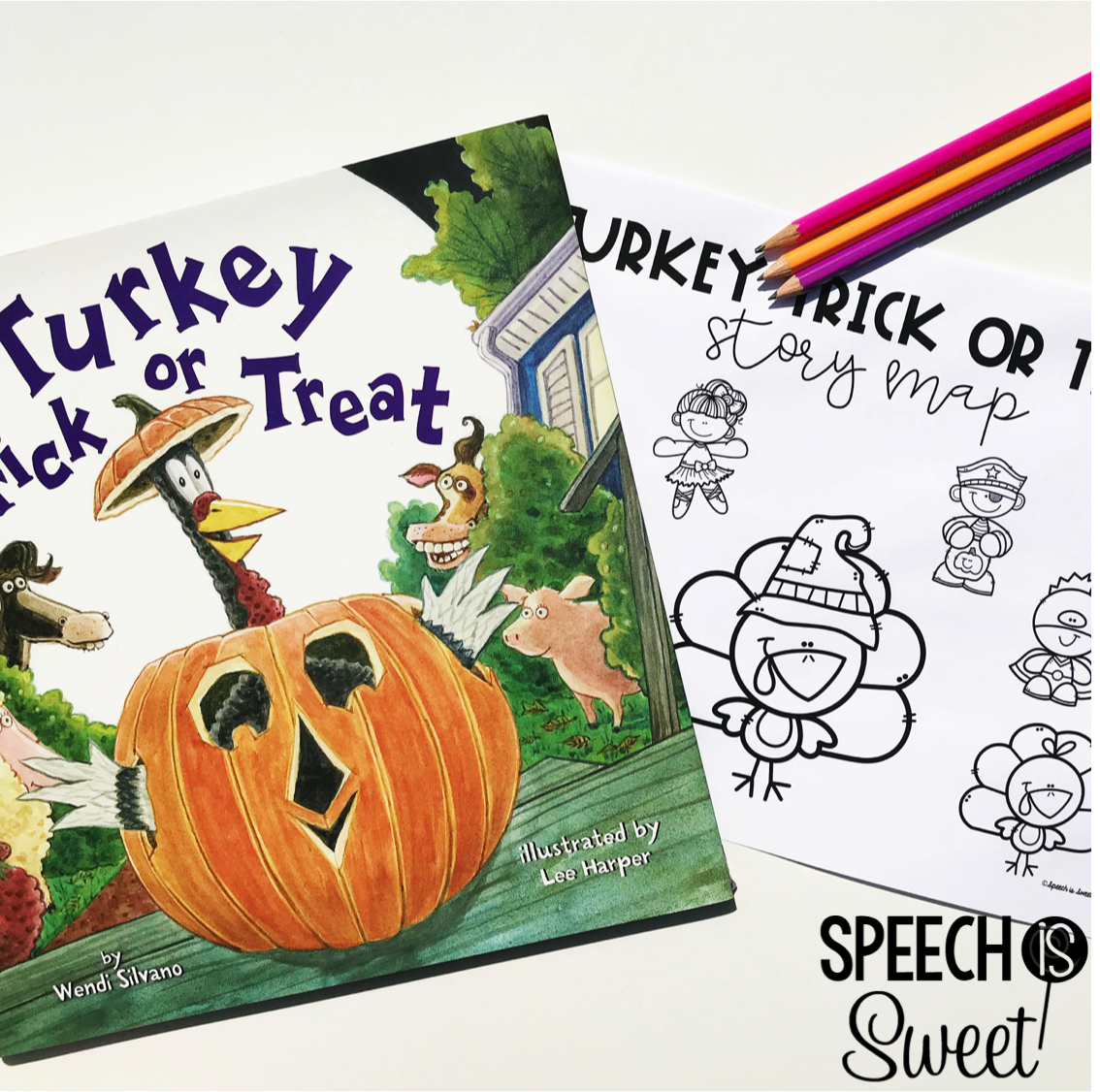 Turkey Trick or Treat Freebie! - Speech is Sweet