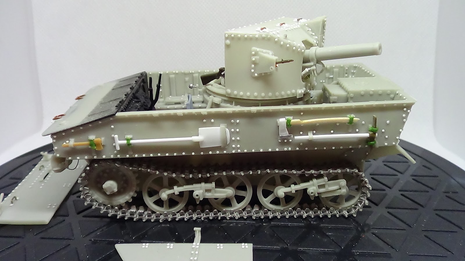 Size's military scale models: Belgian T13 type I (part 4): Build finished