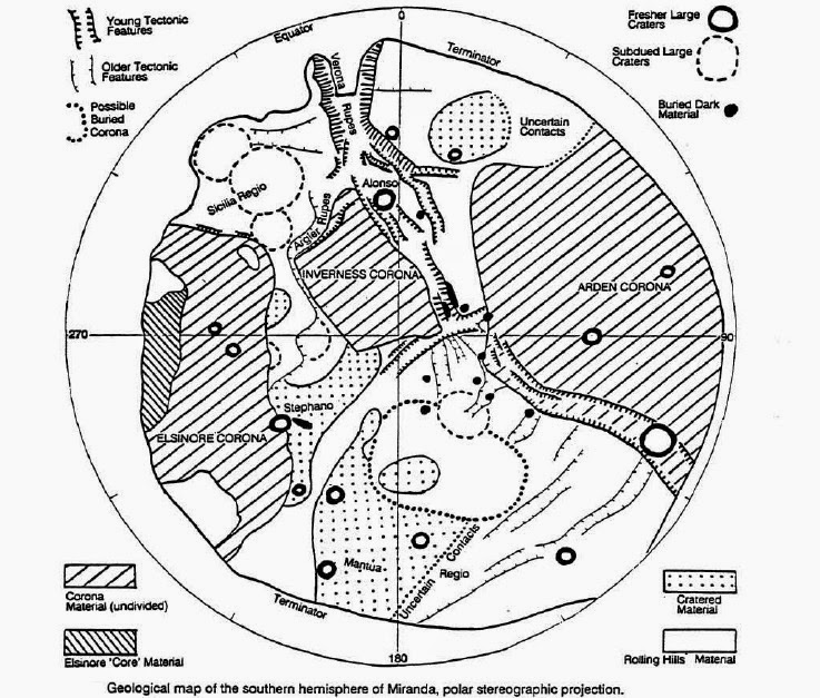Ciencias Planetarias y Astrobiología : El Acantilado de Verona Rupes en ...