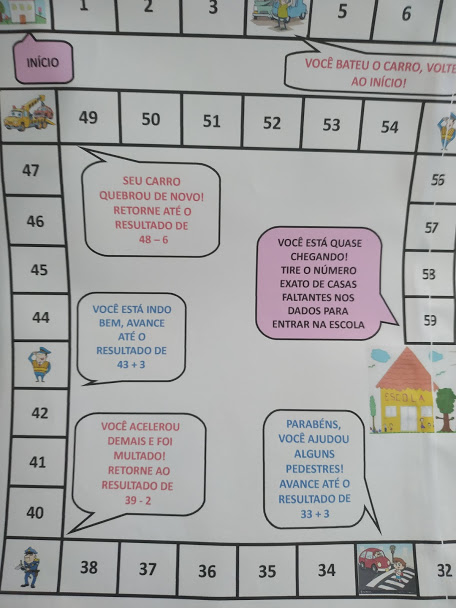 Prô Lilian Soares: JOGO DE TRILHA MATEMÁTICA