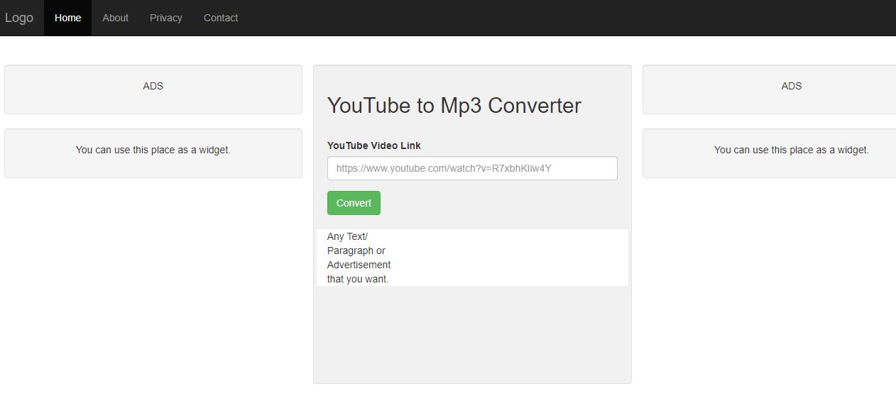 Video To MP3 Converter Script Free