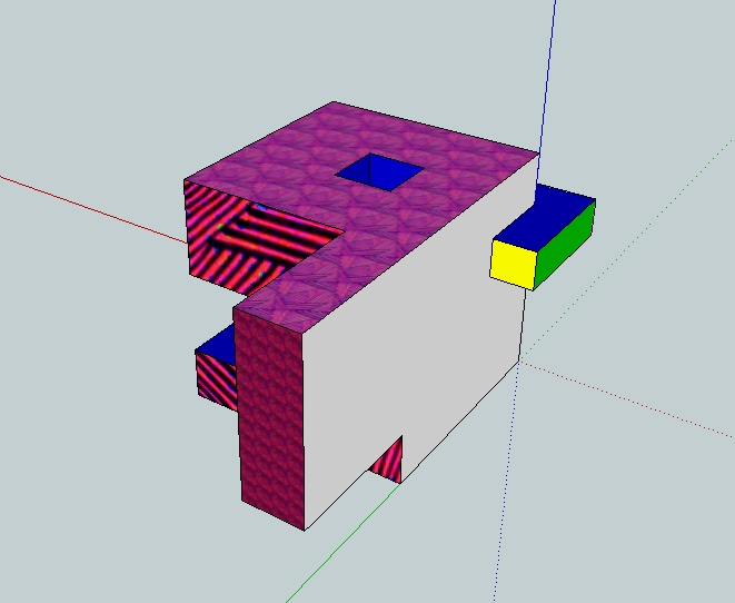 TeresaPeng1101: 2 Axonometric Sketches on SketchUp