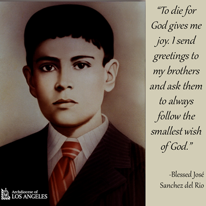 Southern California Catholic : Blessed José Sanchez del Rio