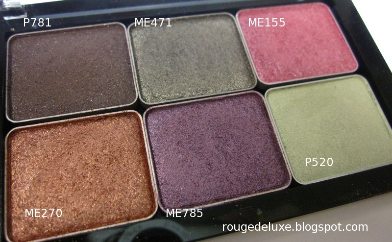 Rouge Deluxe: Shu Uemura Color Atelier Eyeshadow Swatches