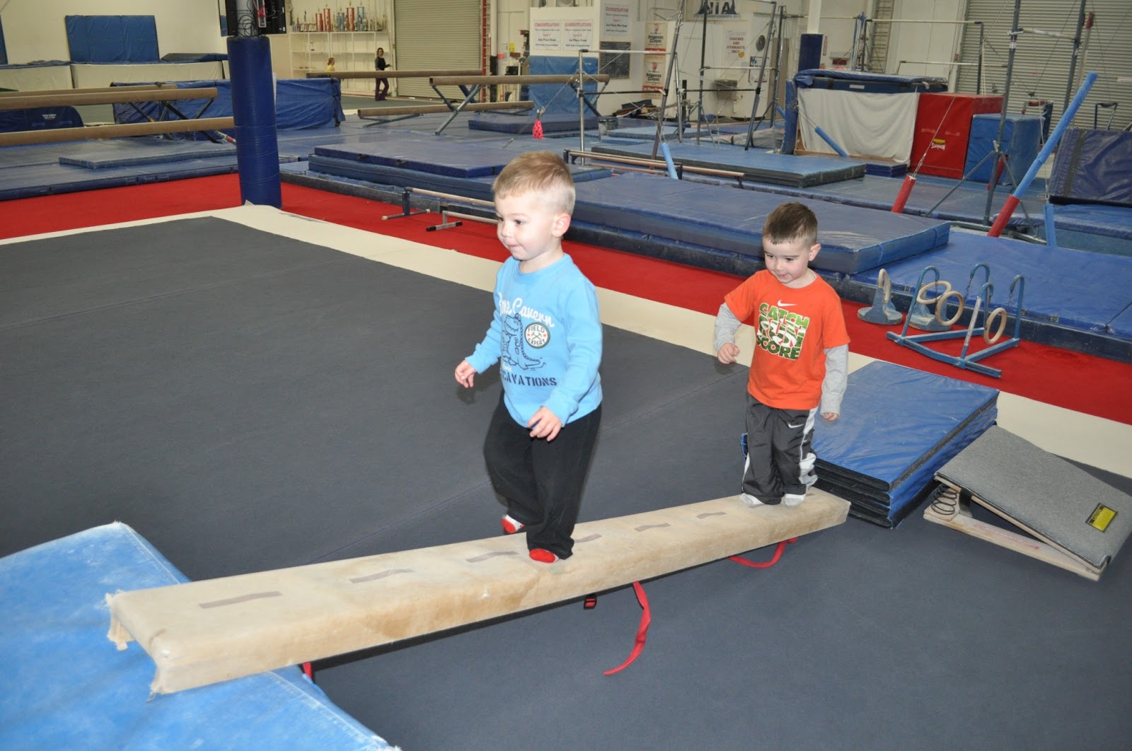 The Wright Family Blog: Gymnastics Fun