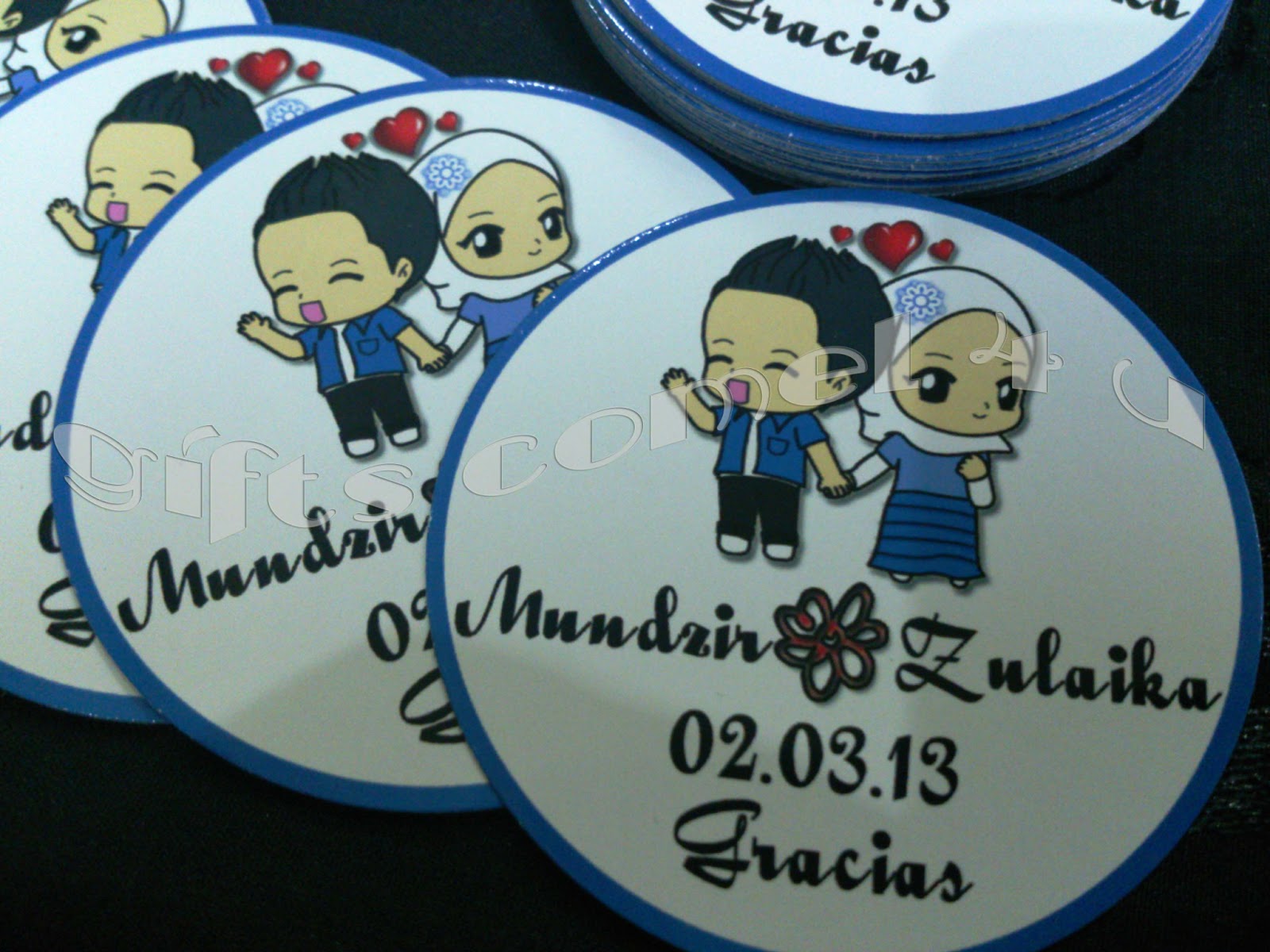 Gifts Comel 4 U: Ordered by Zulaika : Sticker