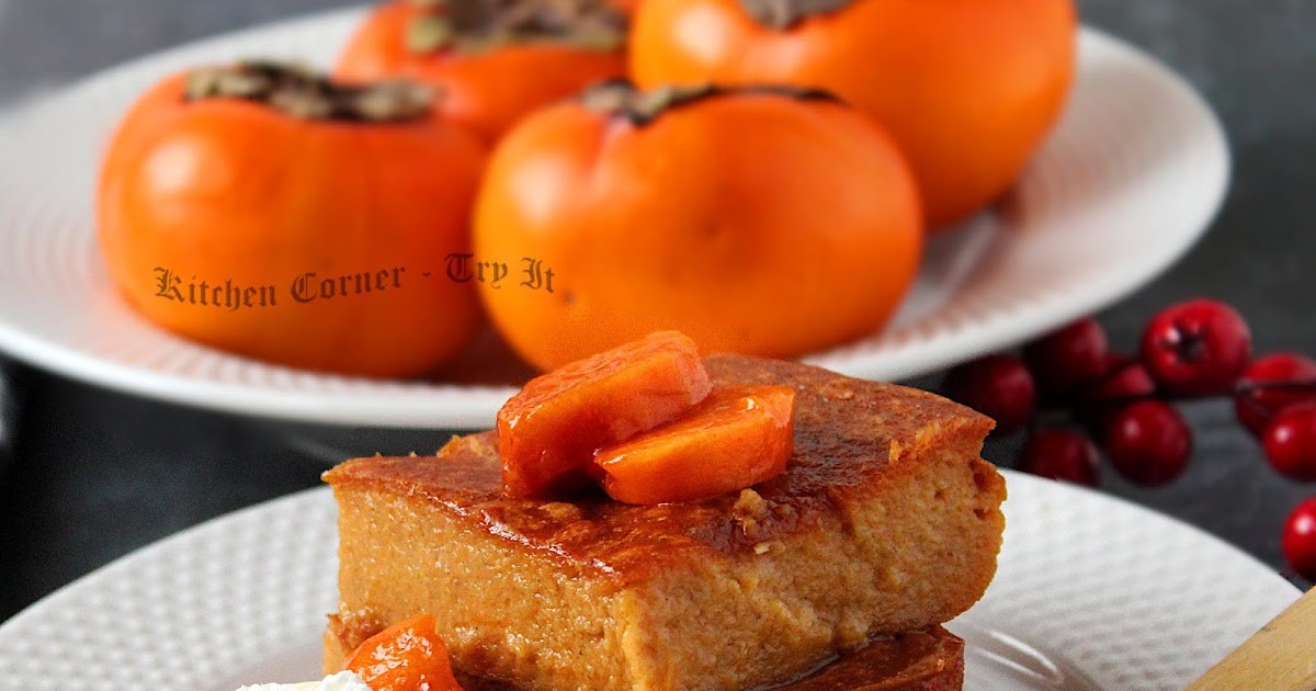 Easy Persimmon Pudding