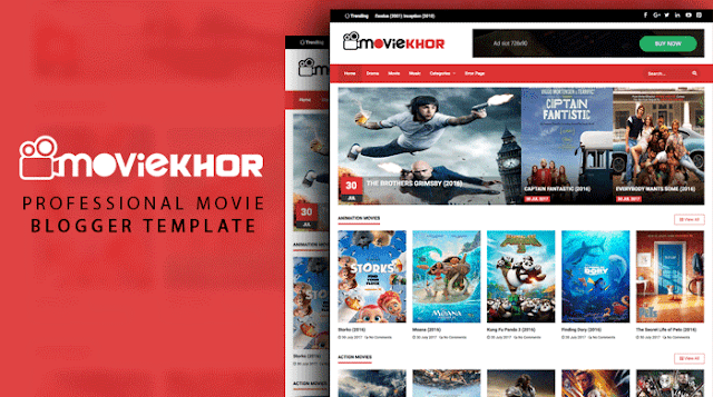 Free Movie Theme For Blogger - 500+ Free Job,News,Movie Templates For ...