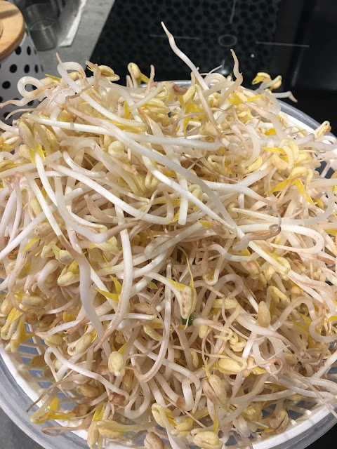 Ma cuisine: Pousses de soja fait maison.