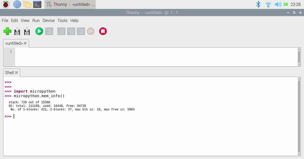 Embedded things: MicroPython (ESP32): micropython.mem_info() to get ...