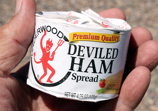 Rolling Steel Tent: Adventures in cheap packaged foods: Underwood ...