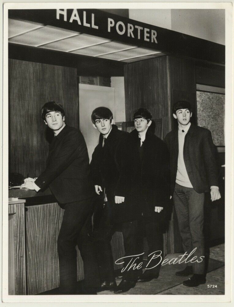 Vintage Beatles postcard