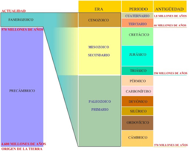 Las 10 Eras Geológicas – Cuales Son Los Periodos Geologicos – WTQM