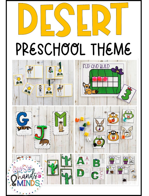 Desert Preschool Theme | Busy Hands and Minds