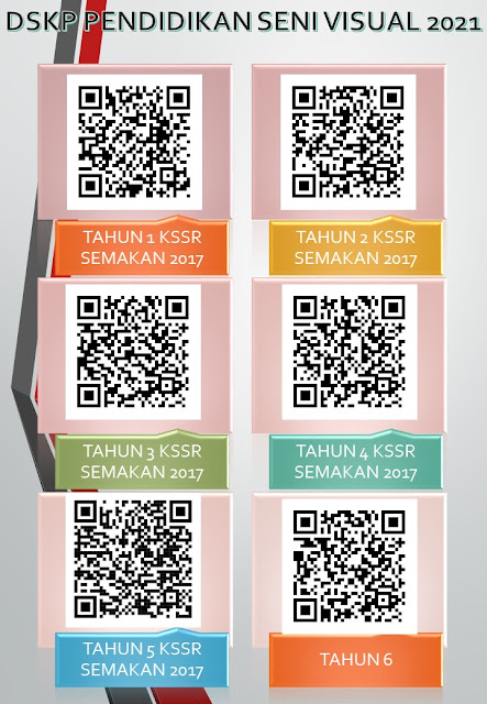 Download / Muat Turun QR Code DSKP 2021 Semua Matapelajaran Sekolah Rendah
