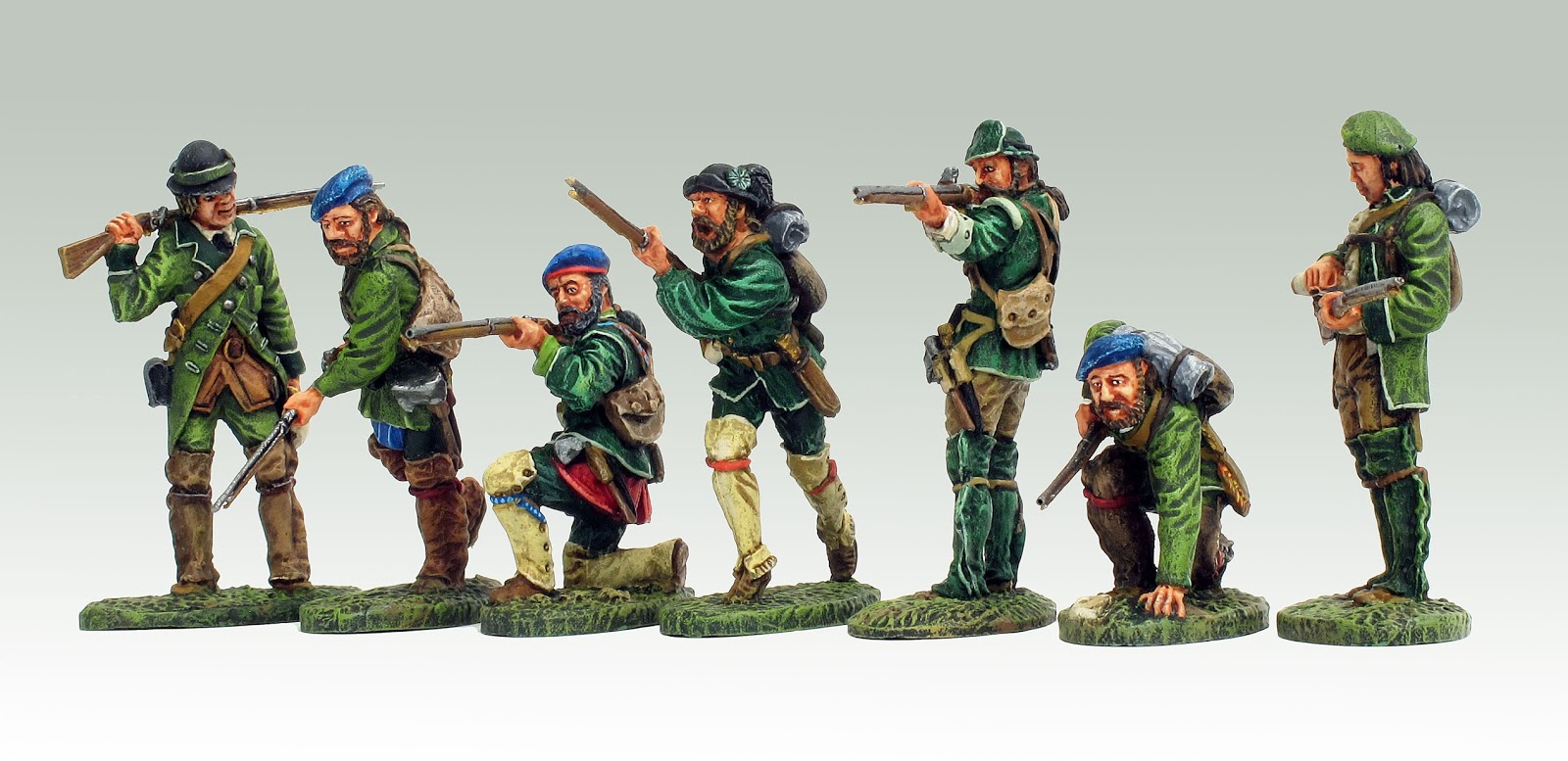 Mike's Painted Miniatures: Rogers Rangers