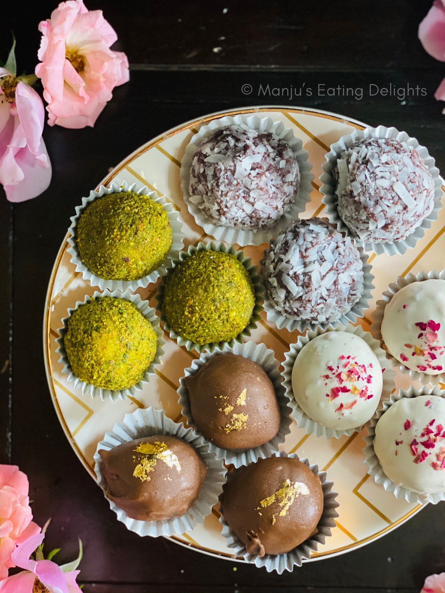 Manju's Eating Delights: Indian fusion Truffles | Diwali Truffles