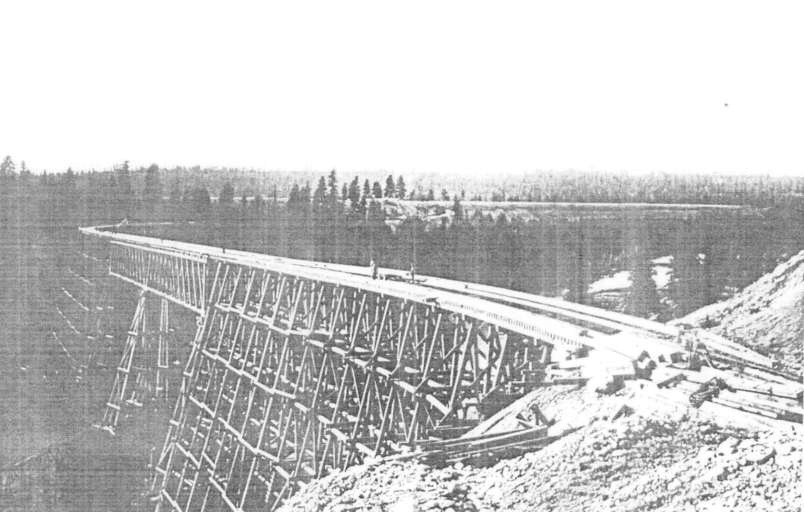 Big Bend Railroad History: Seattle Lake Shore & Eastern Bridge Photos