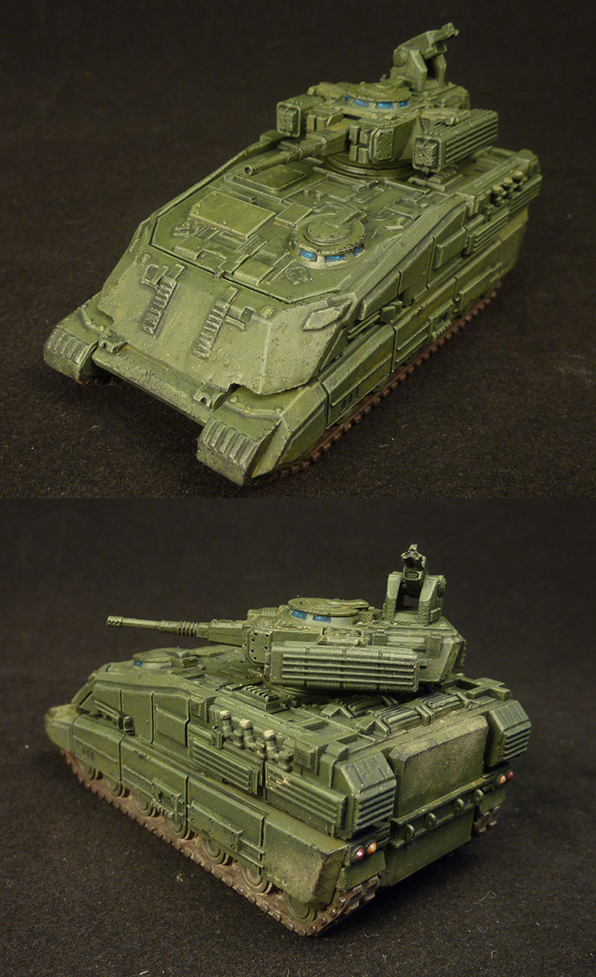 Khurasan Miniatures Federal Army Crusader Heavy Tracked APC | Miniature ...