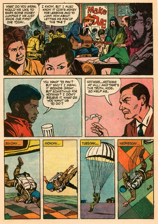 BEACH BUM COMICS : GROOVY! OUTASITE! SOLID! DELL COMICS' MOD SQUAD