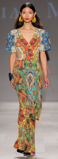 Backstage and on the runway for Lucian Matis Spring/Summer 2013 ...